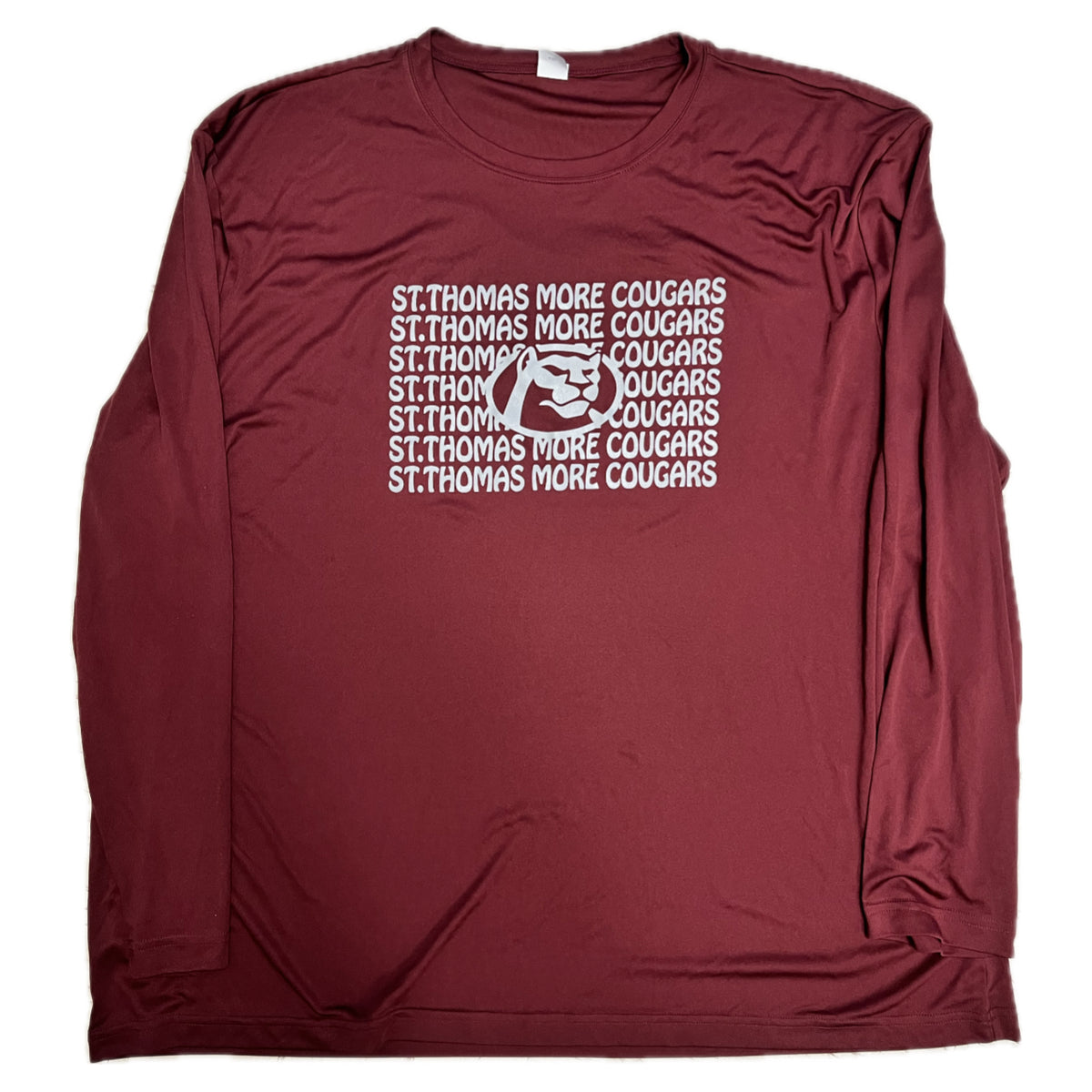 LS Dri-Fit Cougar Maroon 7 x words – Cougar Closet